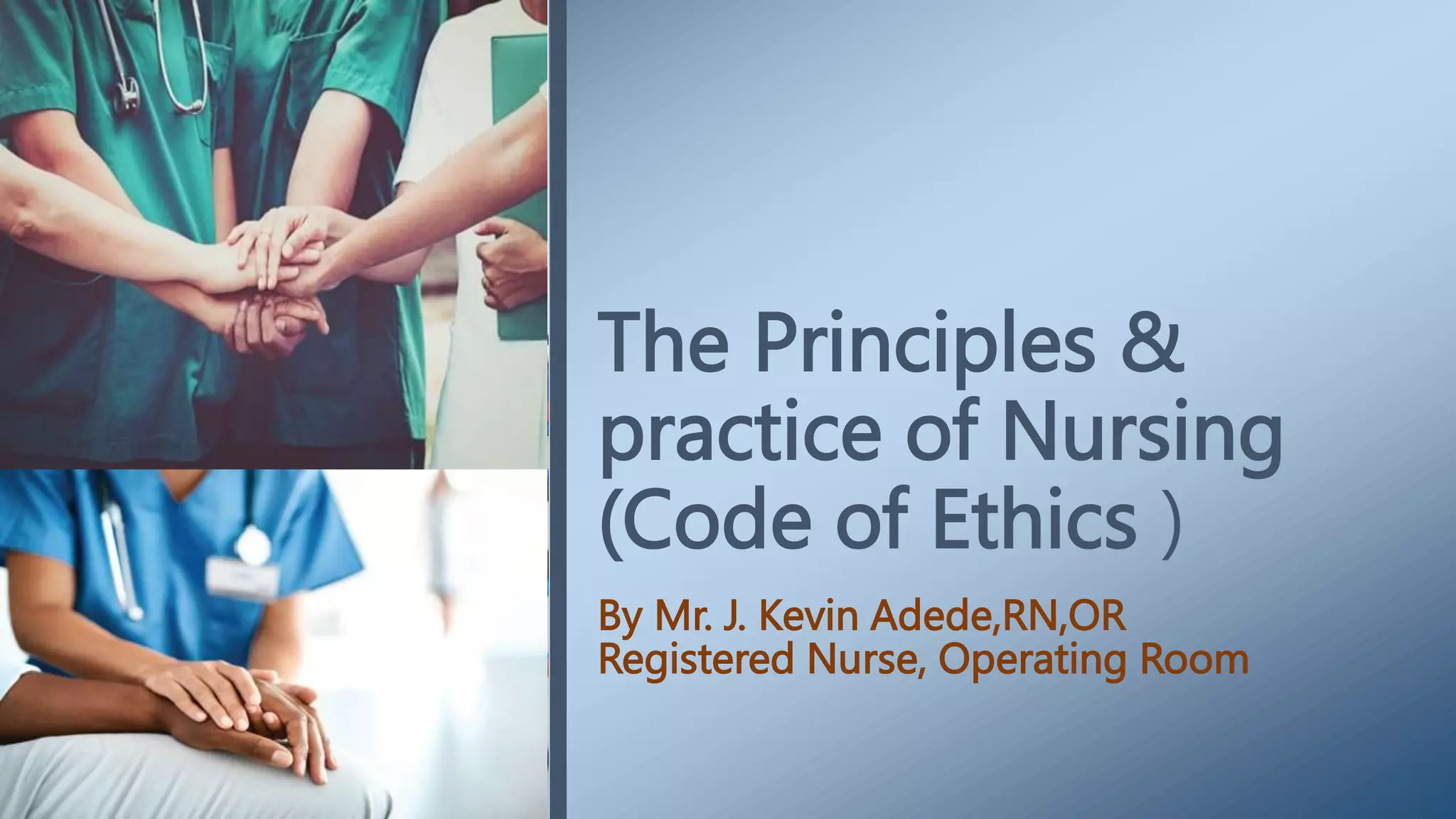 The Principles & practice of Nursing..pptx