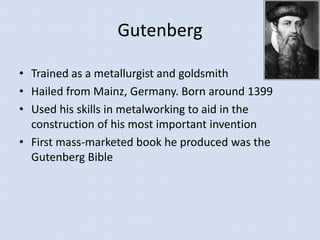 The printing press | PPTX