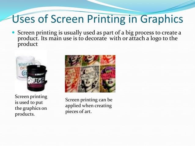The printing processes | PPTX