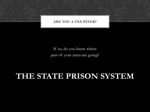The Prison System | PPTX | Personal Taxes | Personal Finance