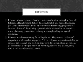 The Prison System | PPTX