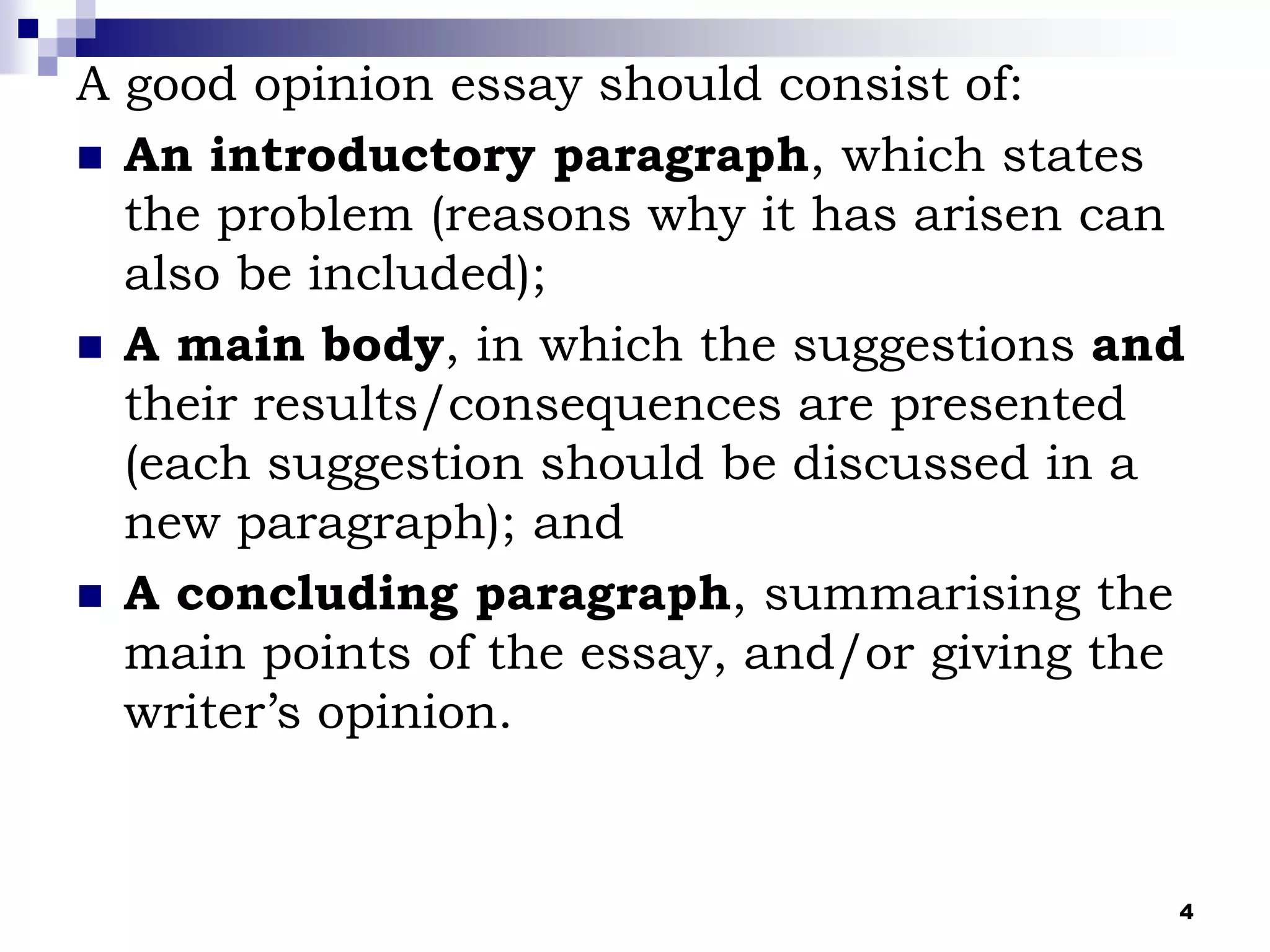 The problem solution essay | PPSX
