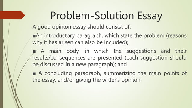 THE PROBLEM- SOLUTION ESSAY tips how to write it.pptx
