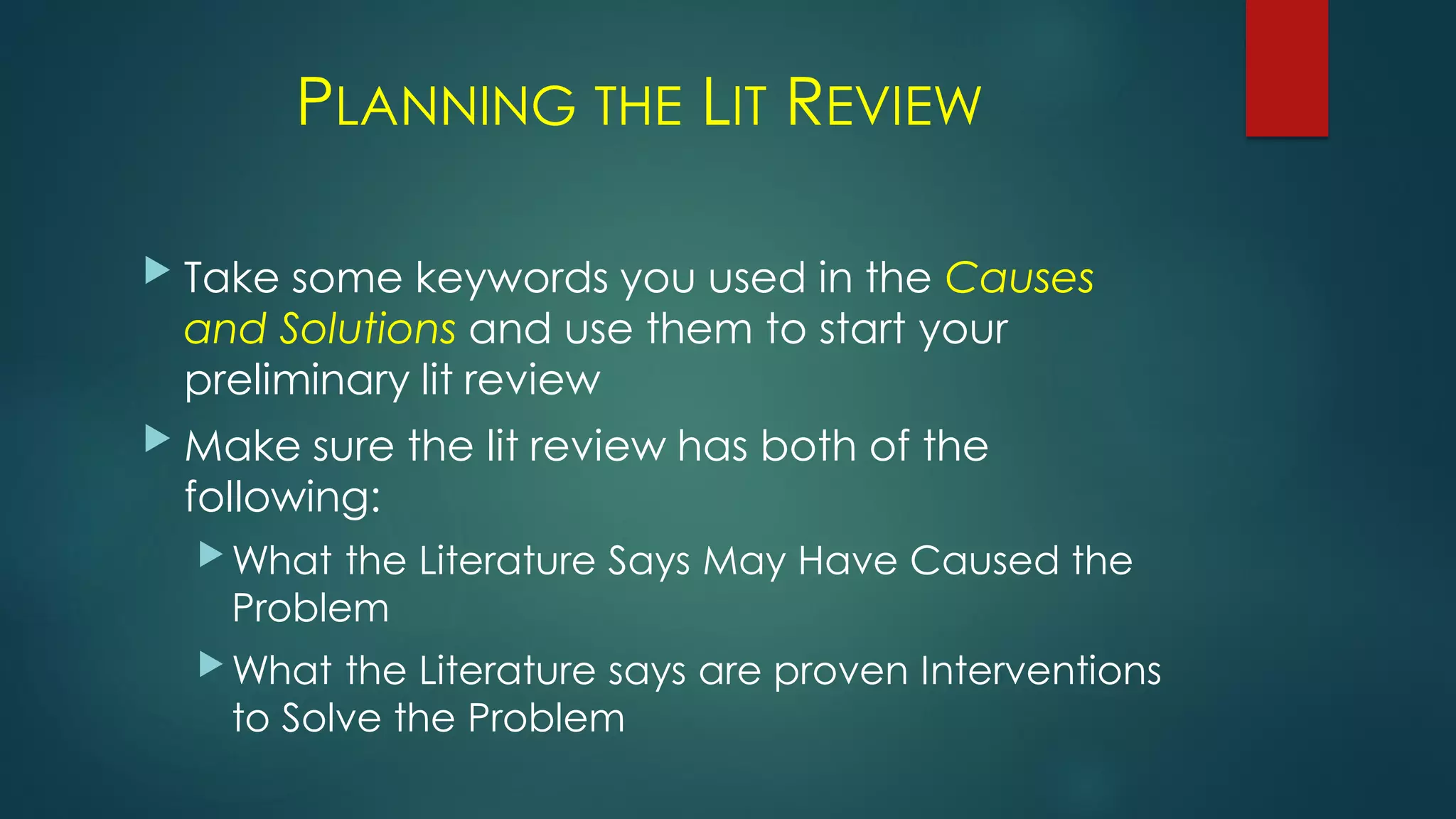 The problem and purpose statement | PDF