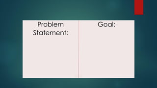 The problem and purpose statement | PDF