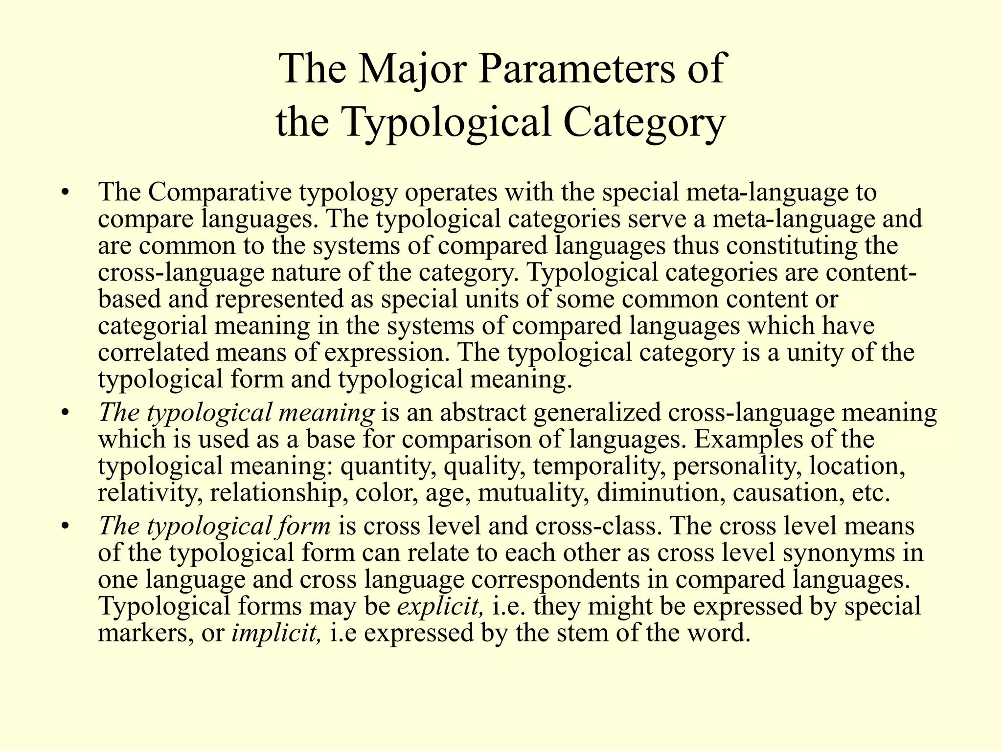 The Problem Of Categorization In Linguisticsppt