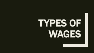 The Problem of Just Wage | PPTX