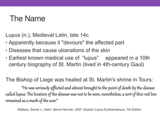 The Problem of Lupus | PPT