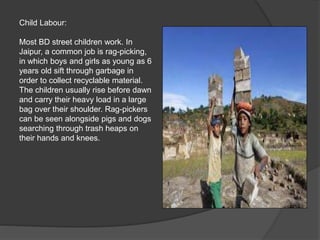 The problems of street children | PPTX