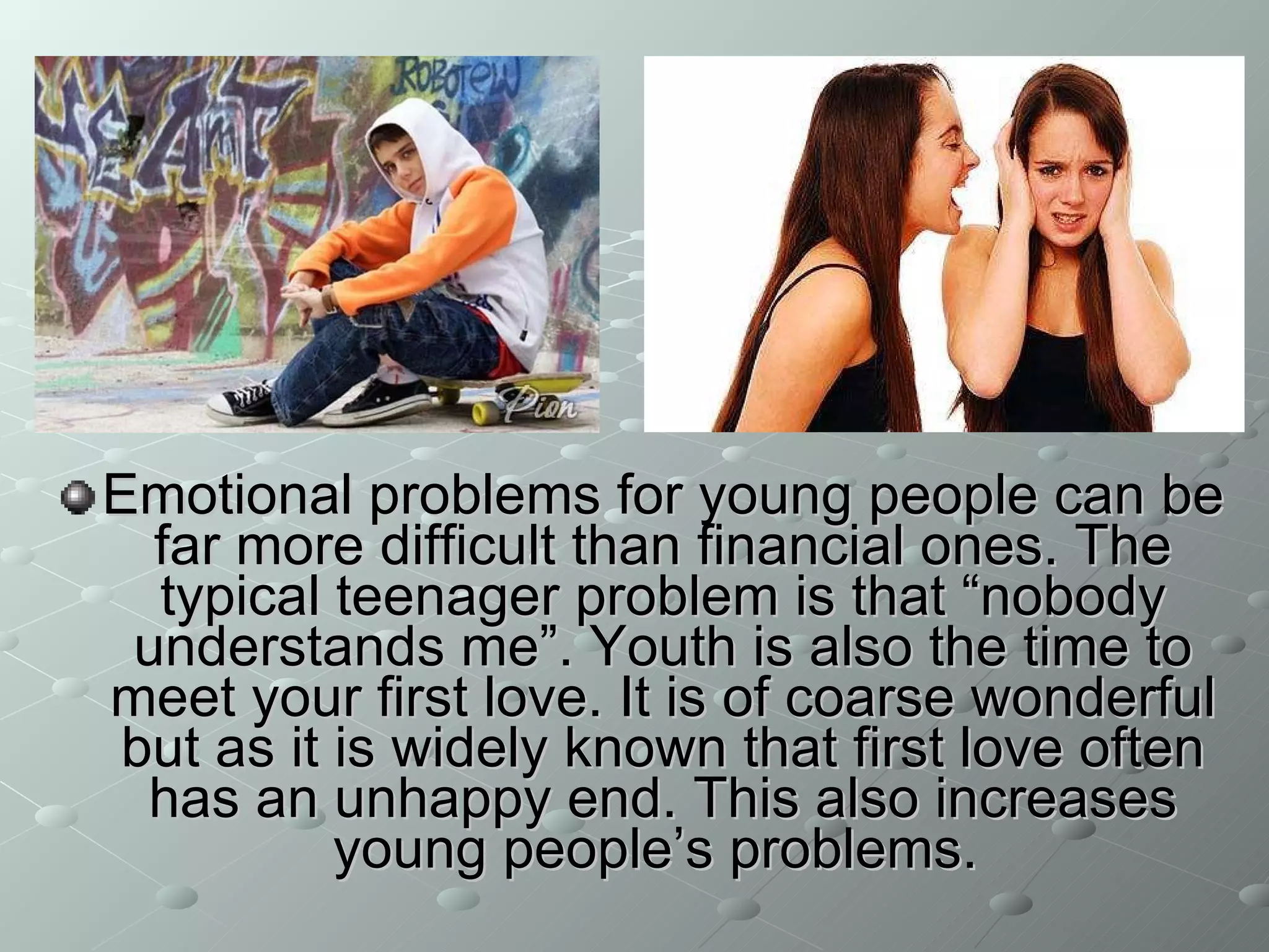 The problems of teenagers | PPT