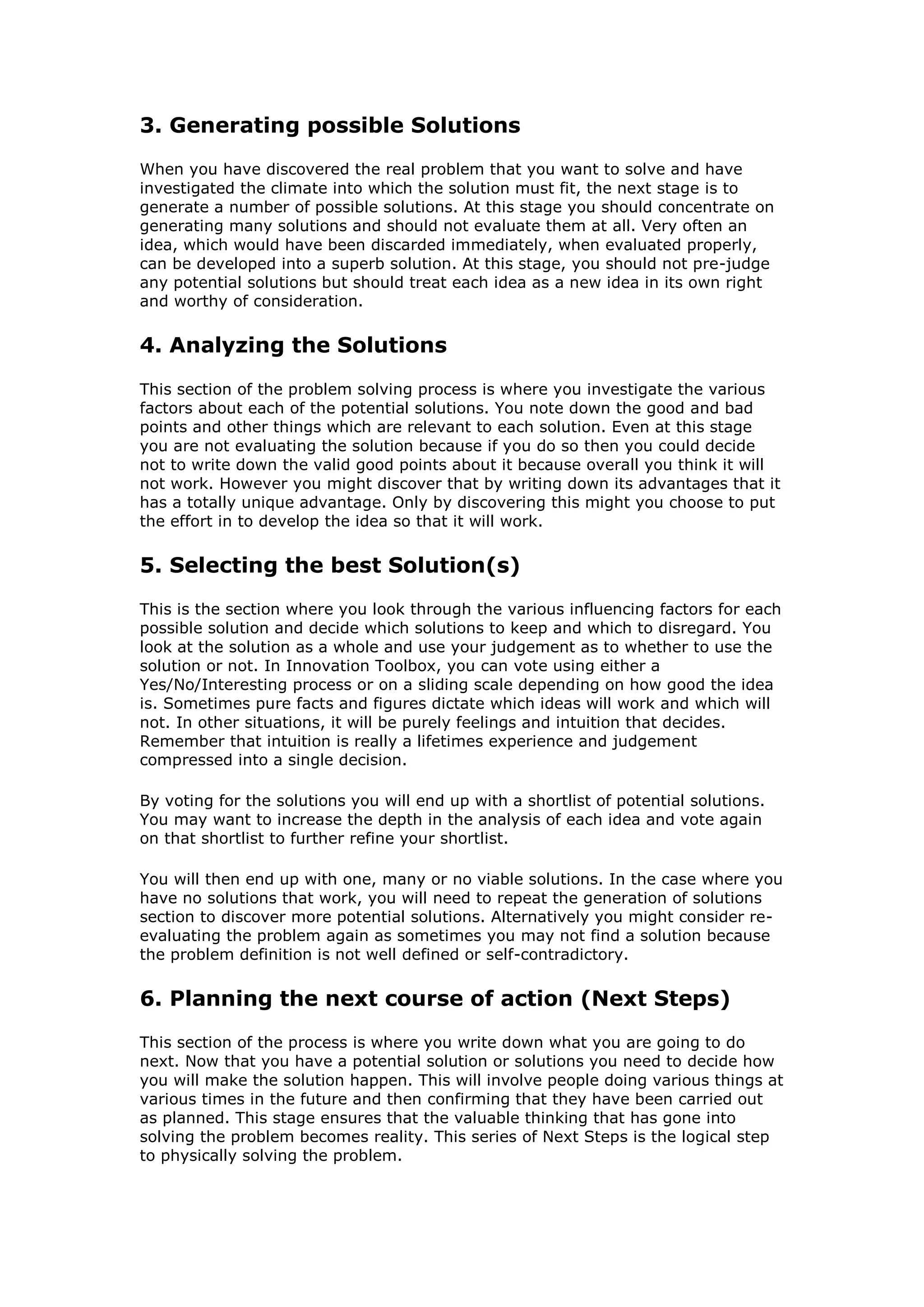 The problem solving | PDF