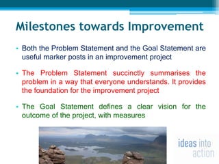 The problem statement and the goal statement | PPTX