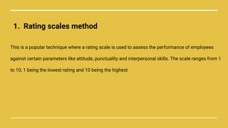 The problems with traditional performance appraisal methods | PDF ...