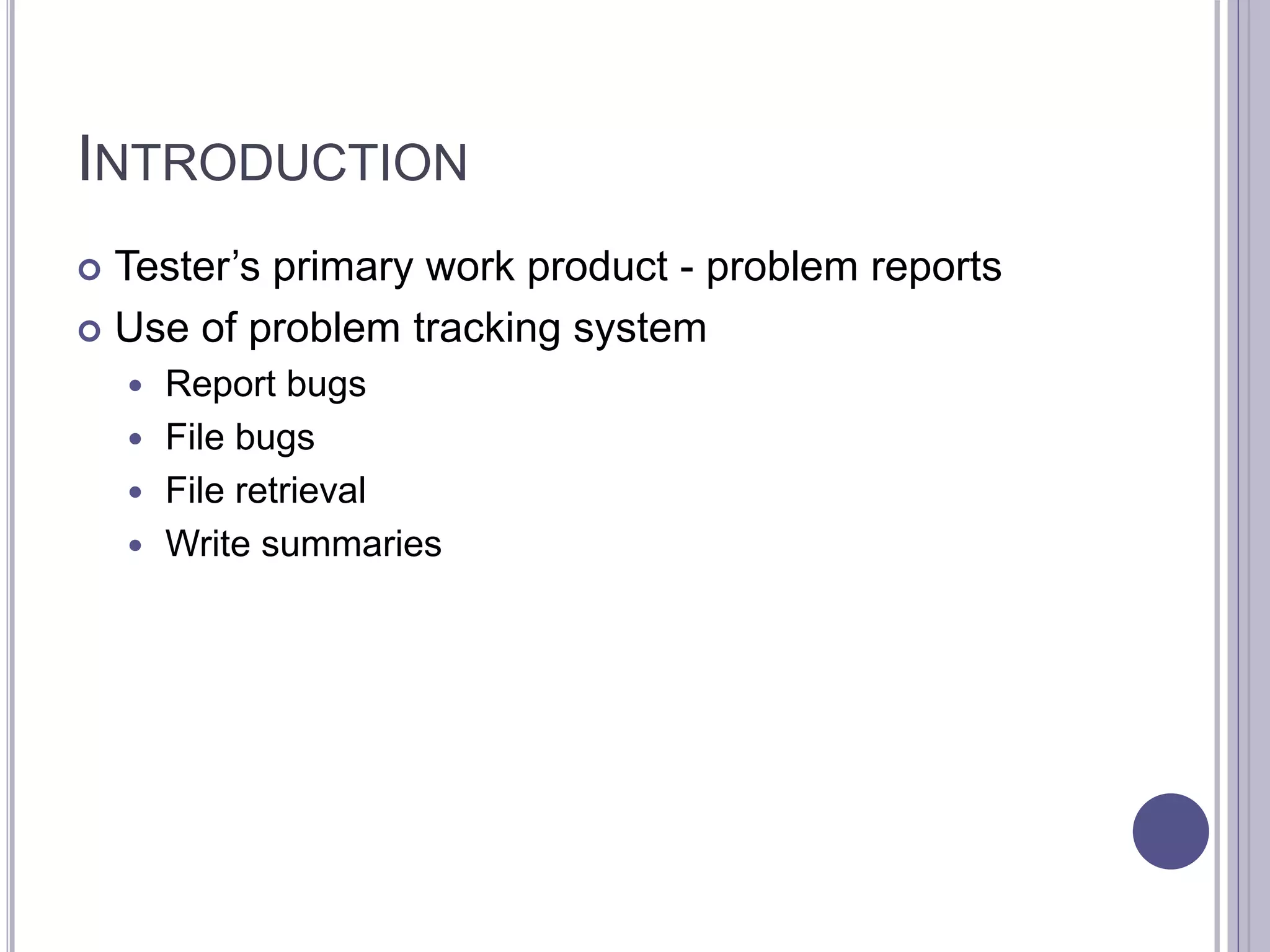 The Problem Tracking System | PPTX