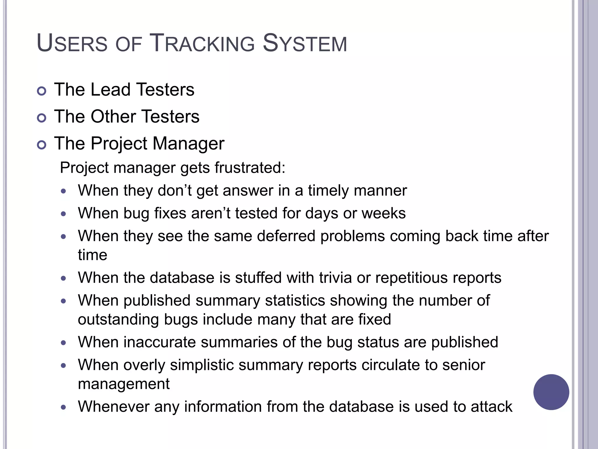 The Problem Tracking System | PPTX