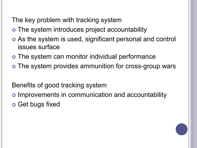 The Problem Tracking System | PPT