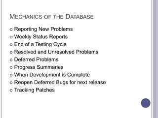 The Problem Tracking System | PPTX