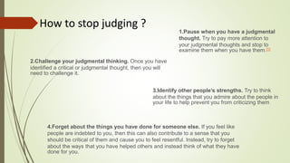 The problem with judging | PPTX