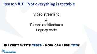 The problem with tdd | PPT