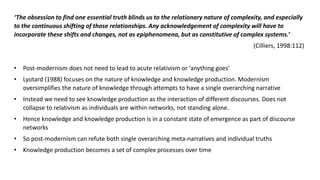 The problem with teacher standards a critical processual-complexity ...