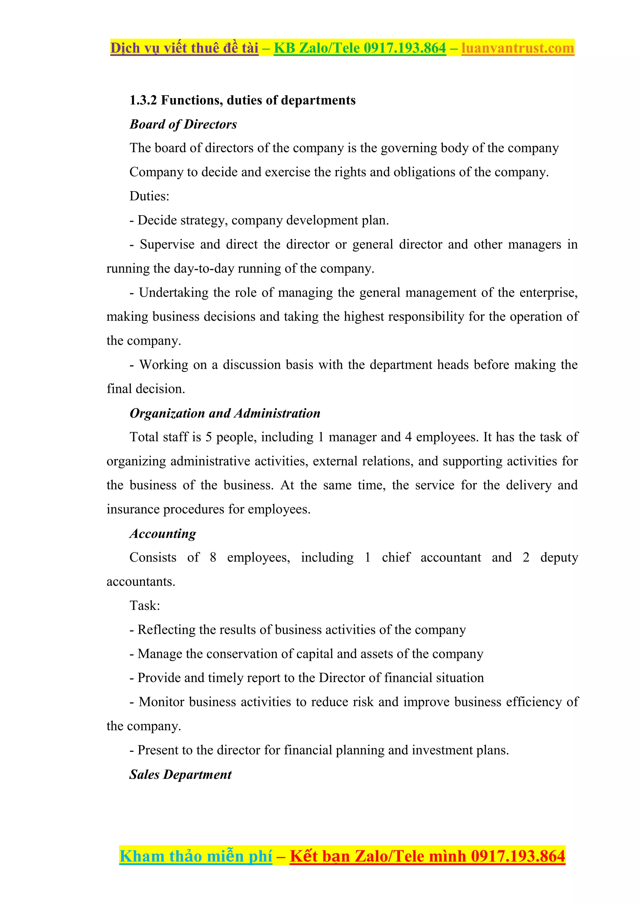 The procedure of importing in forwarding operation of sao nam viet by sea transport.doc