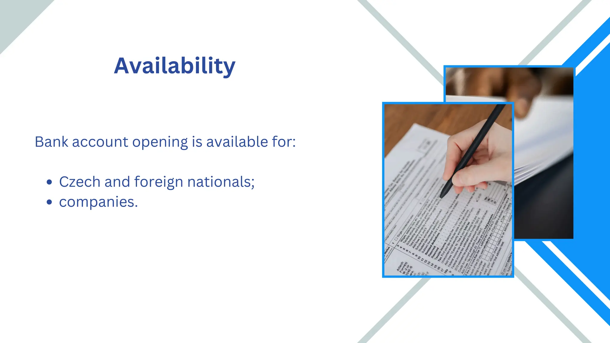 The Procedure of Opening a Czech Bank Account | PPT