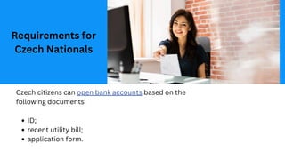 The Procedure of Opening a Czech Bank Account | PPT