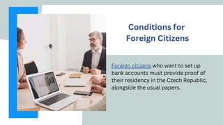 The Procedure of Opening a Czech Bank Account | PPT