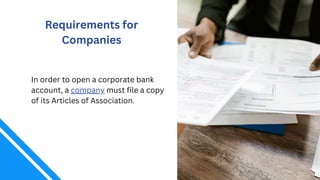 The Procedure of Opening a Czech Bank Account | PPT