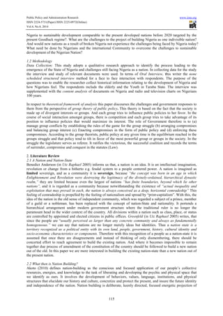 The process and challenges of nation building | PDF