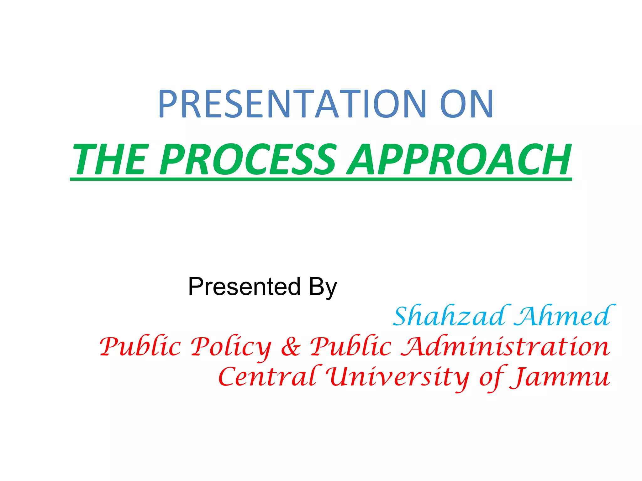The process approach | PPT