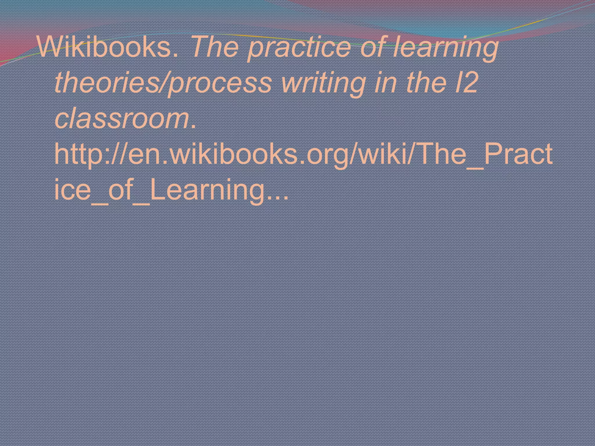 The Process Approach to Writing | PPTX