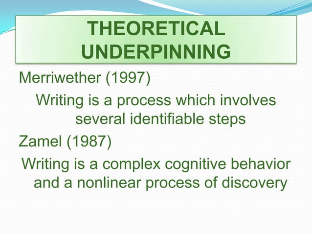 The Process Approach to Writing--Revised | PPTX | Homework and Study ...