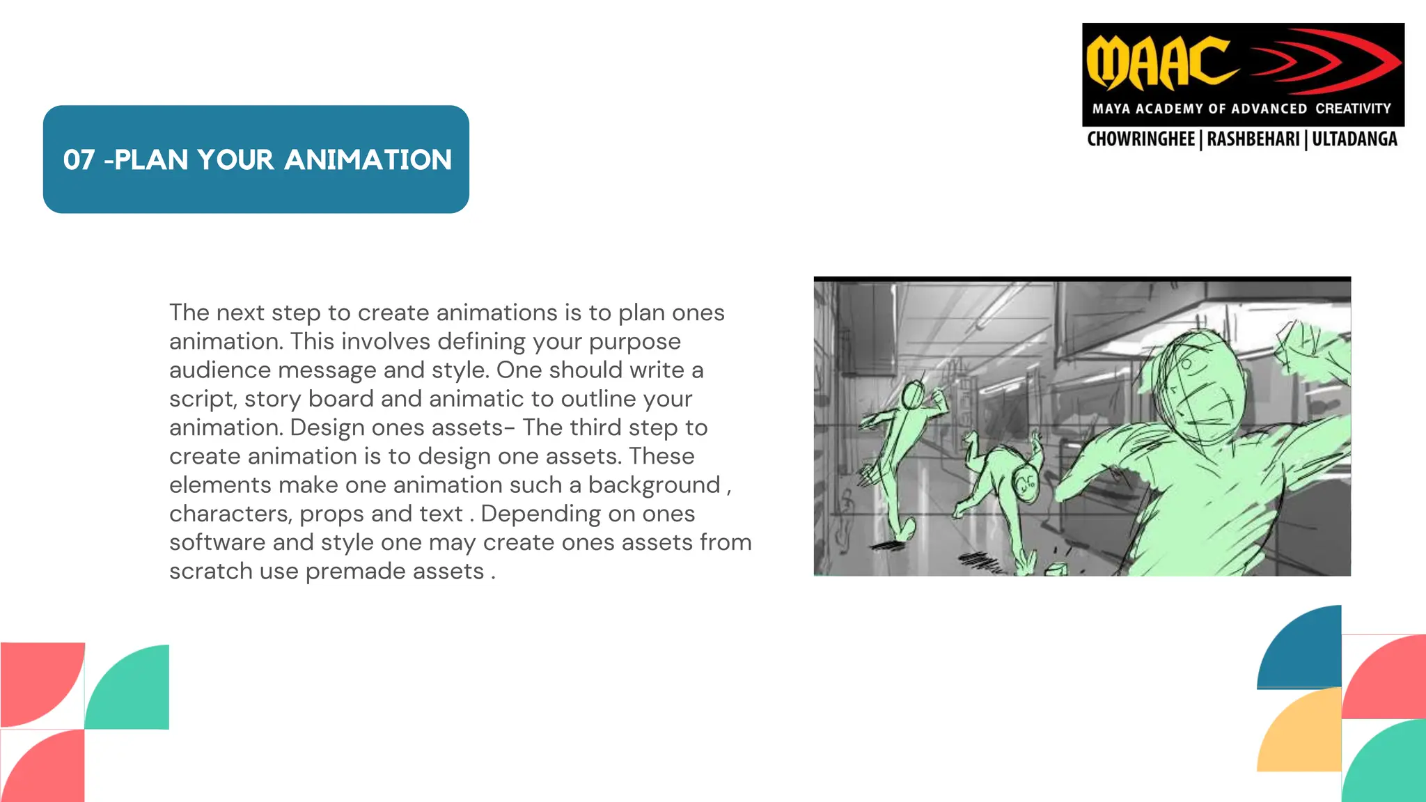 THE PROCESS FOLLOWED FOR CREATING AN ANIMATED VIDEO BY MAAC ANIMATION ...