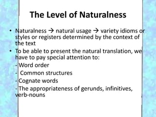 The process of translation | PPTX