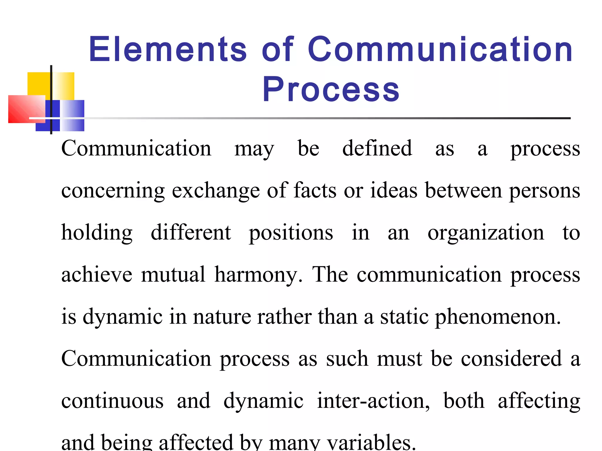 The process of communication | PPT