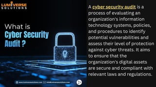 The Process of Conducting a Cyber Security Audit.pdf | Business | Business and Finance