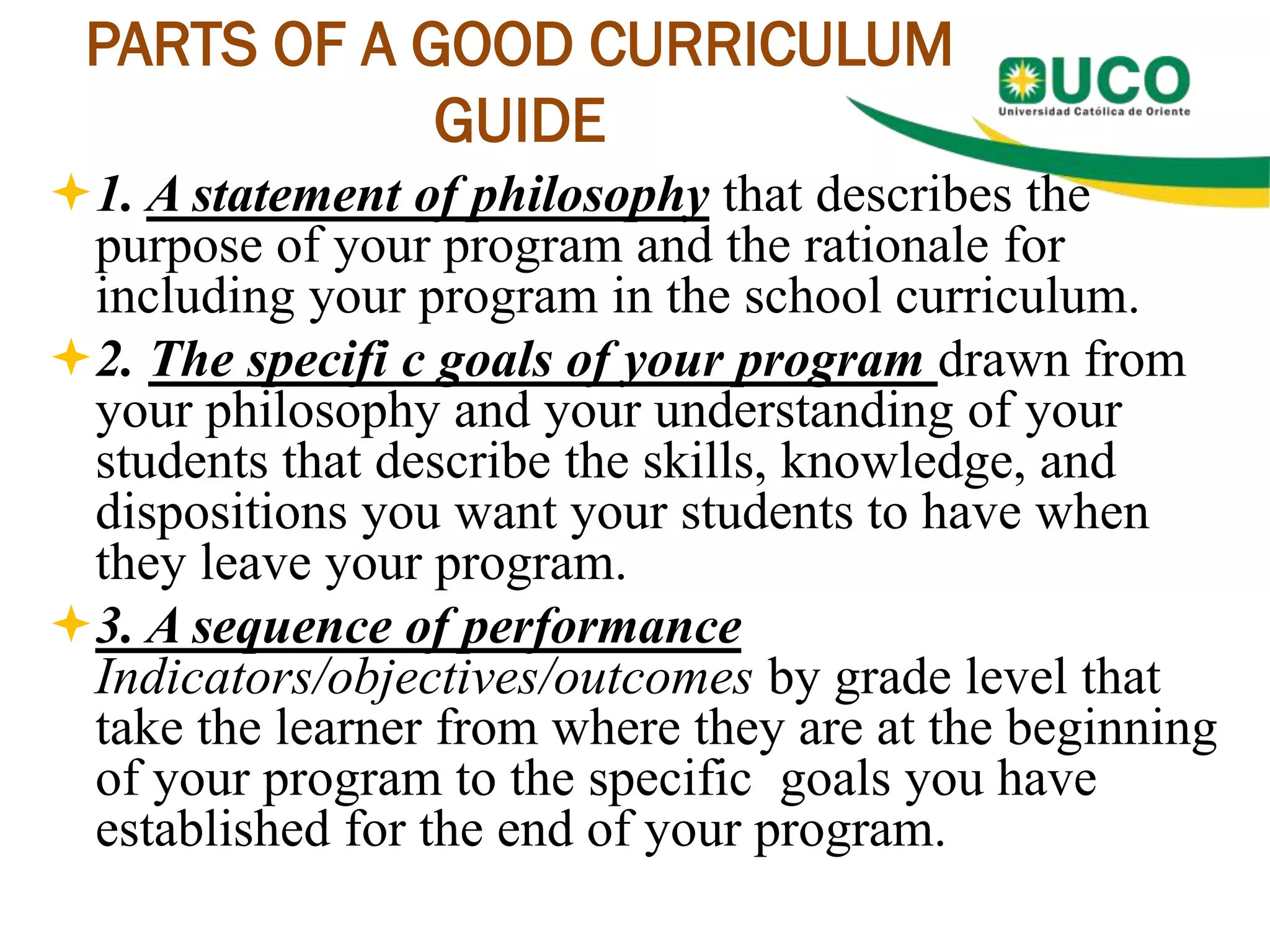 Curriculum Designing Process | PPTX