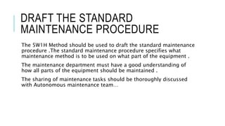 TPM -The process of equipment maintenance | PPT