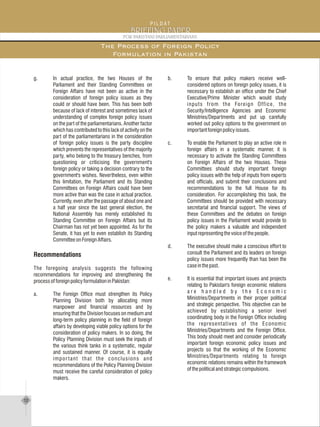 Sir Ali's lecture the process of foreign policy formulation of pakistan ...
