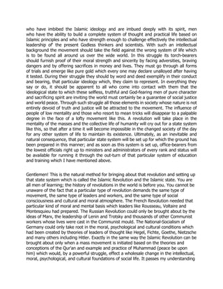 The Process Of Islamic Revolution | PDF