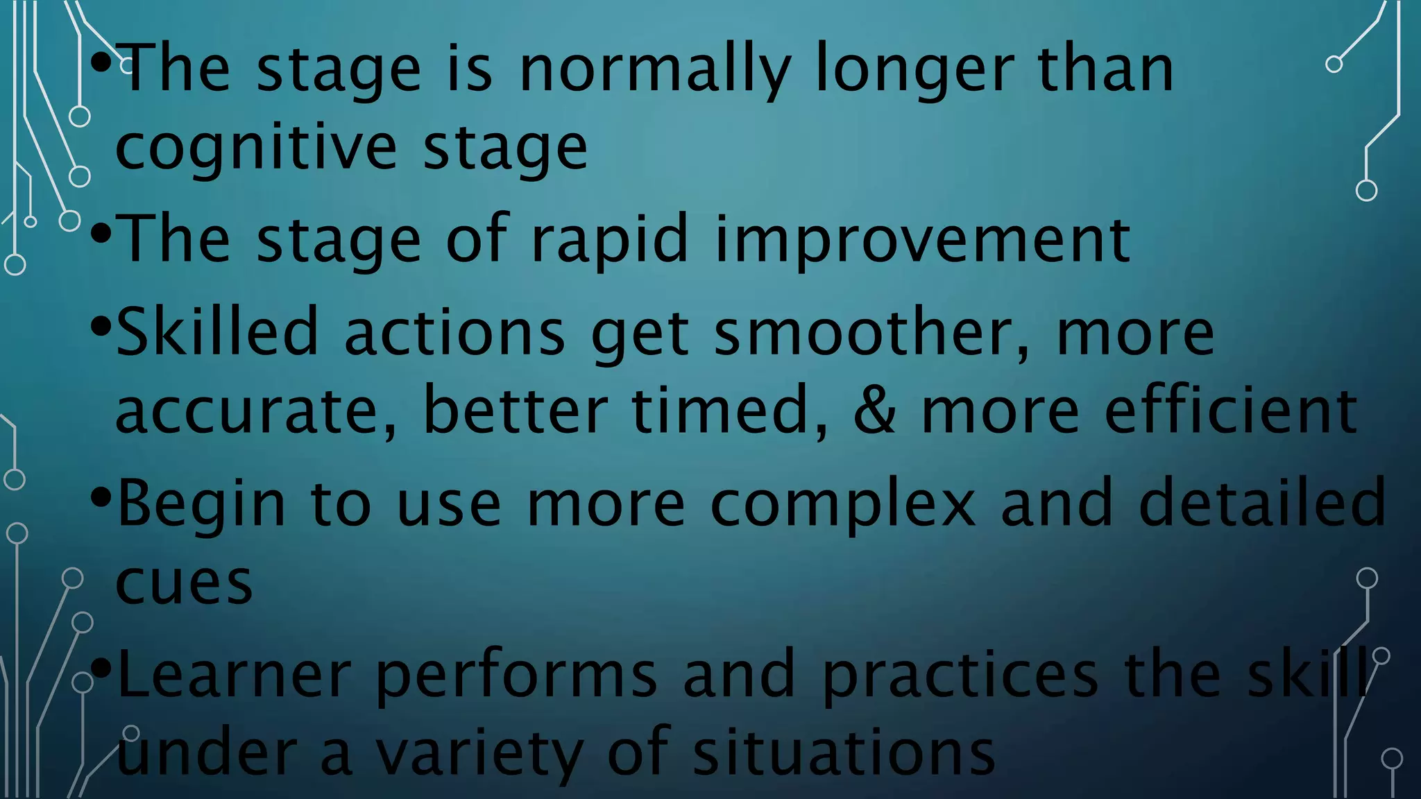 The process of learning motor skills | PPT