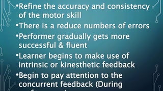 The process of learning motor skills | PPT