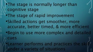 The process of learning motor skills | PPT