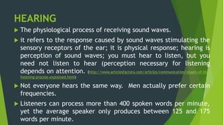 The process of listening | PPTX