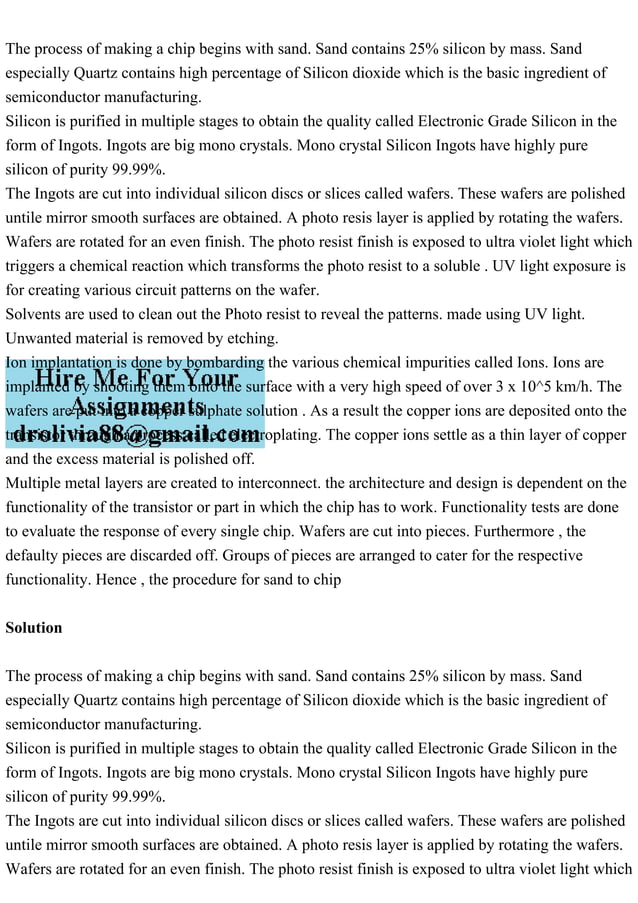 The process of making a chip begins with sand. Sand contains 25 sil.pdf