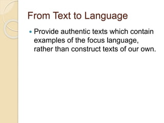 The process of materials writing 2 | PPT