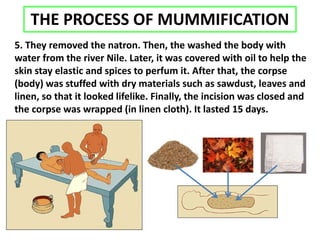 The process of mummification | PPTX