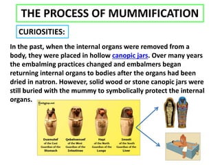 The process of mummification | PPTX