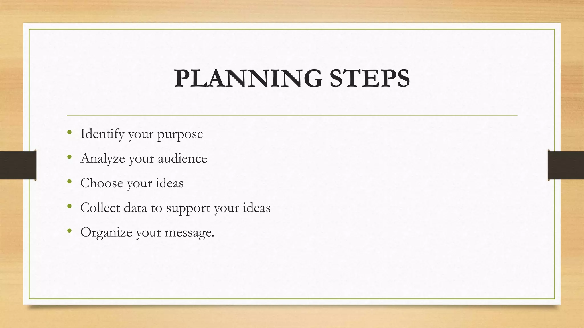 The process of preparing effective business message | PPT